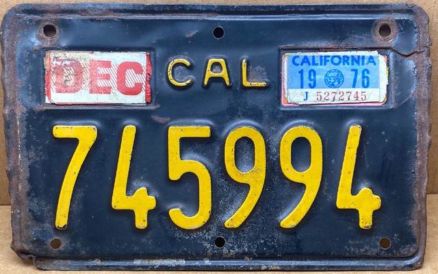 California license plate dimensions - wesdirect