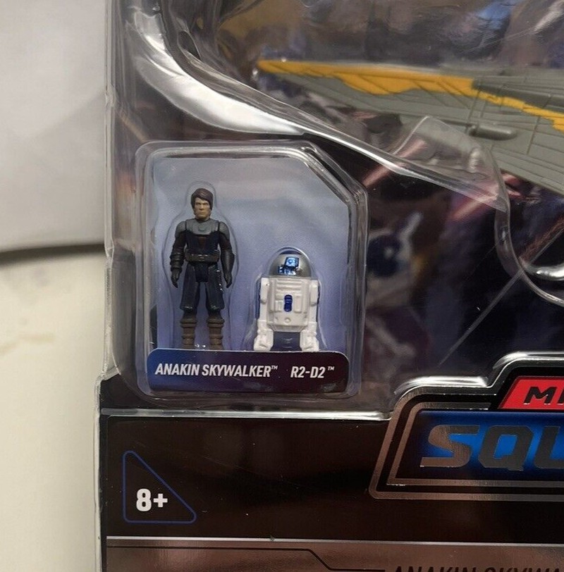 Star Wars Micro Galaxy Squadron 3Pack V-Wing, X-Wing, Anakin's ...