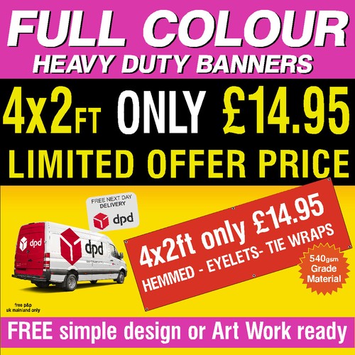 PVC Banners Outdoor Vinyl Banner Advertising Sign Display Printed Heavy ...