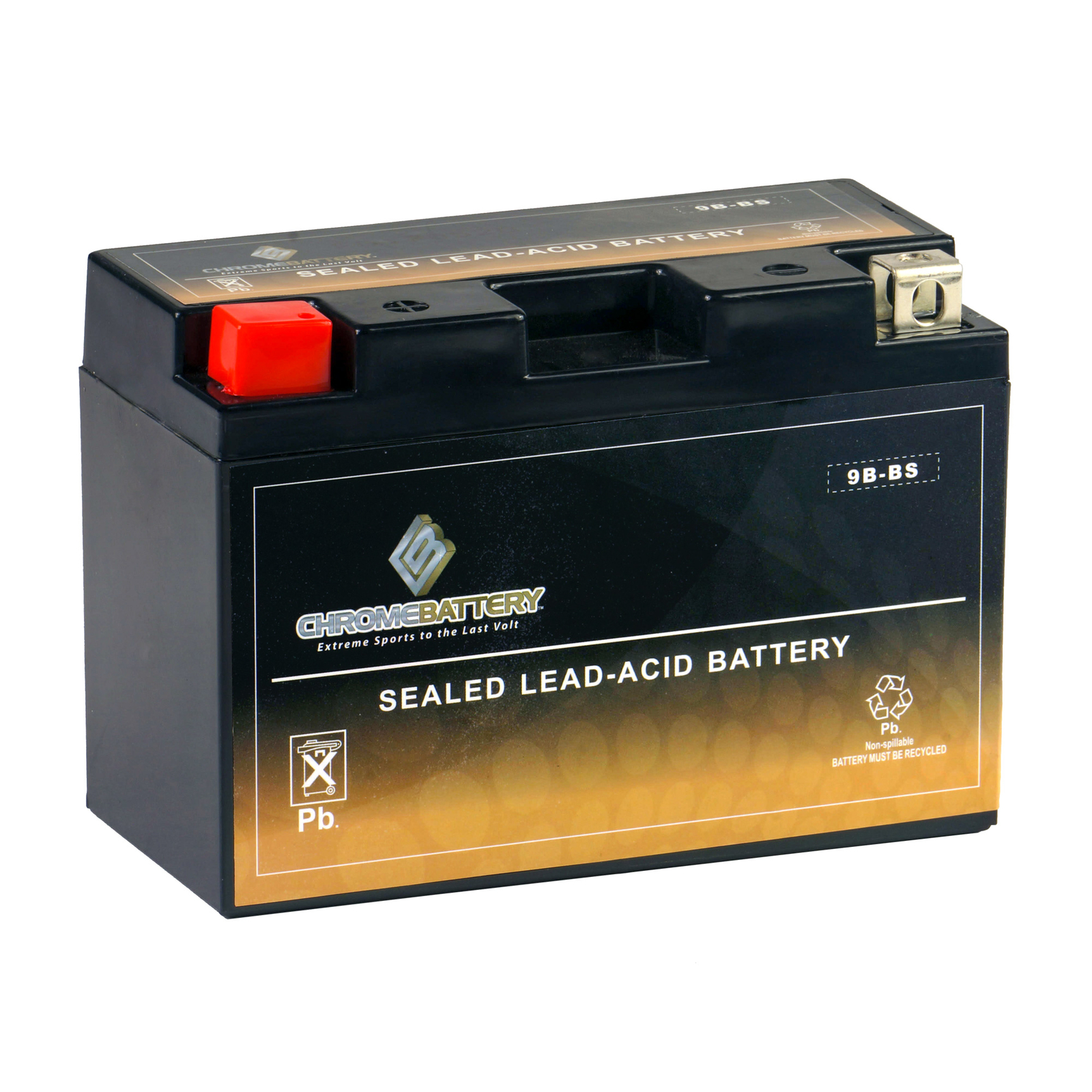 YT9B-BS Rechargeable AGM ATV Battery for Yamaha Raptor 700, R, R SE ...