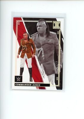2022 Panini Impeccable WWE Commander Azeez #94 RAW Holo Silver Parallel ...