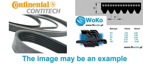 Belt Contitech 4PJ 660, 4pj 660 260J, 660PJ/260J Poly V Multiple Ribbed ...