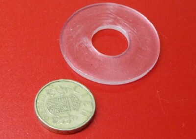 Polycarbonate Washer, 5/8" Screw, 1.75" OD x .656" ID x .098" Thick, 5 ...