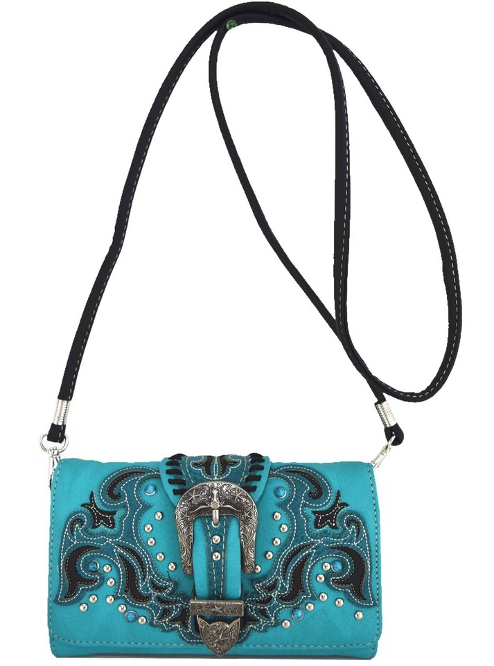 Western Buckle Country Handbags Concealed Purses Women Shoulder Bags ...