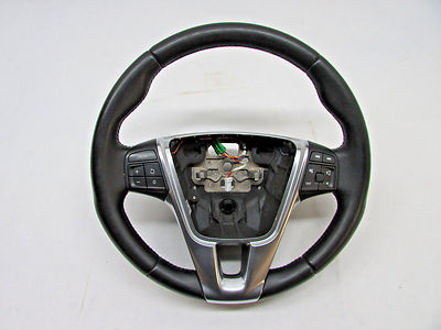 2013 Volvo S60 T5 Steering Wheel Black Leather 34110217A OEM 11 12 13 ...