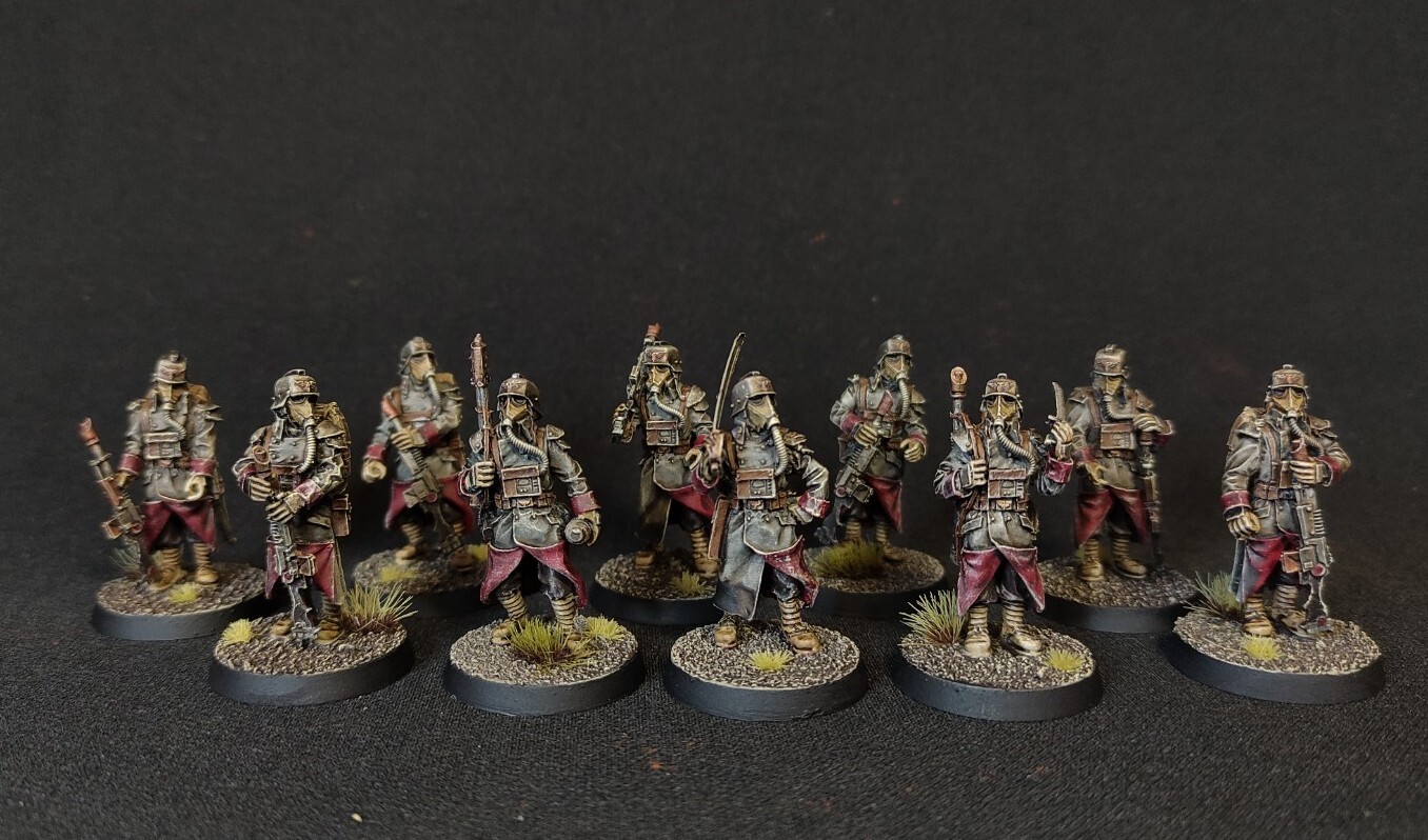 Warhammer 40k commission painted Death Korps of Krieg At Ease infantry ...