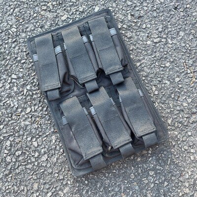 UK British Army SF Issue Solo 6 x Grenade Pouch Back Panel Black ...
