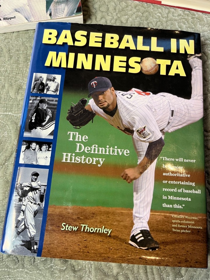 Lot of MINNESOTA sports books - some signed - football baseball, Twins ...