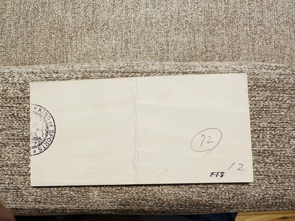 Antonio Inoki Pro Wrestling Ticket Stub Japan RWC Fighting Spirit ...