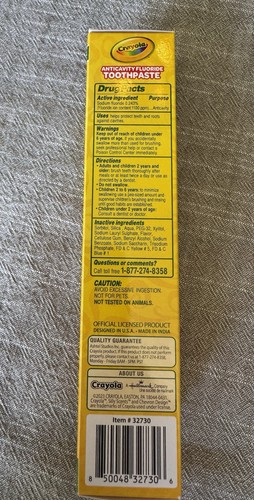 CRAYOLA Silly Scents Anti-Cavity Watermelon Flavor Kids Toothpaste Two ...