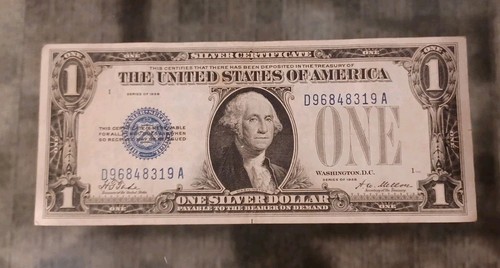 1928 Silver Certificate One Dollar Funny Back | eBay