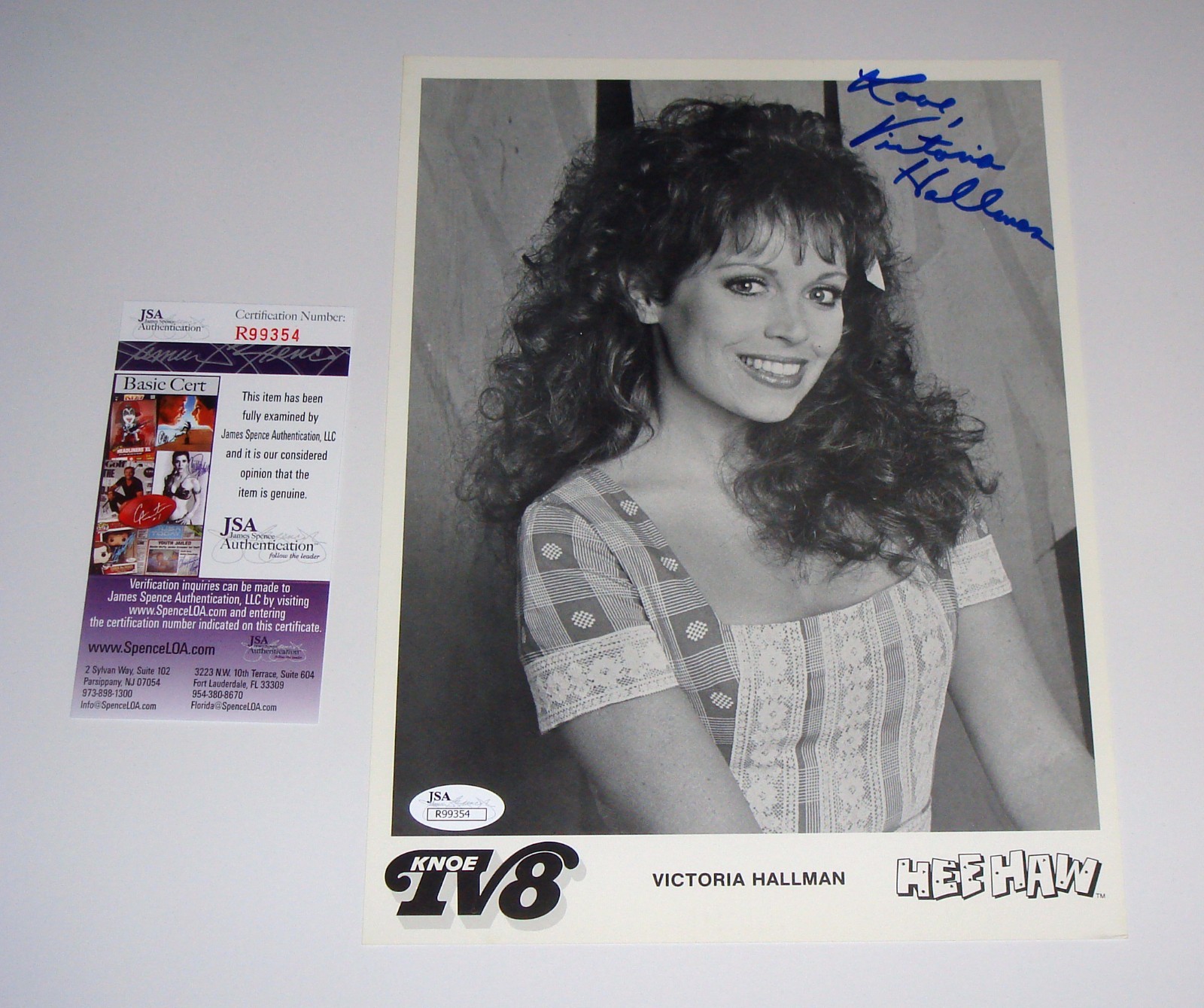 Sexy Hee Haw Gal Victoria Hallman Miss Honeydew Signed 8x10 JSA CERT | eBay