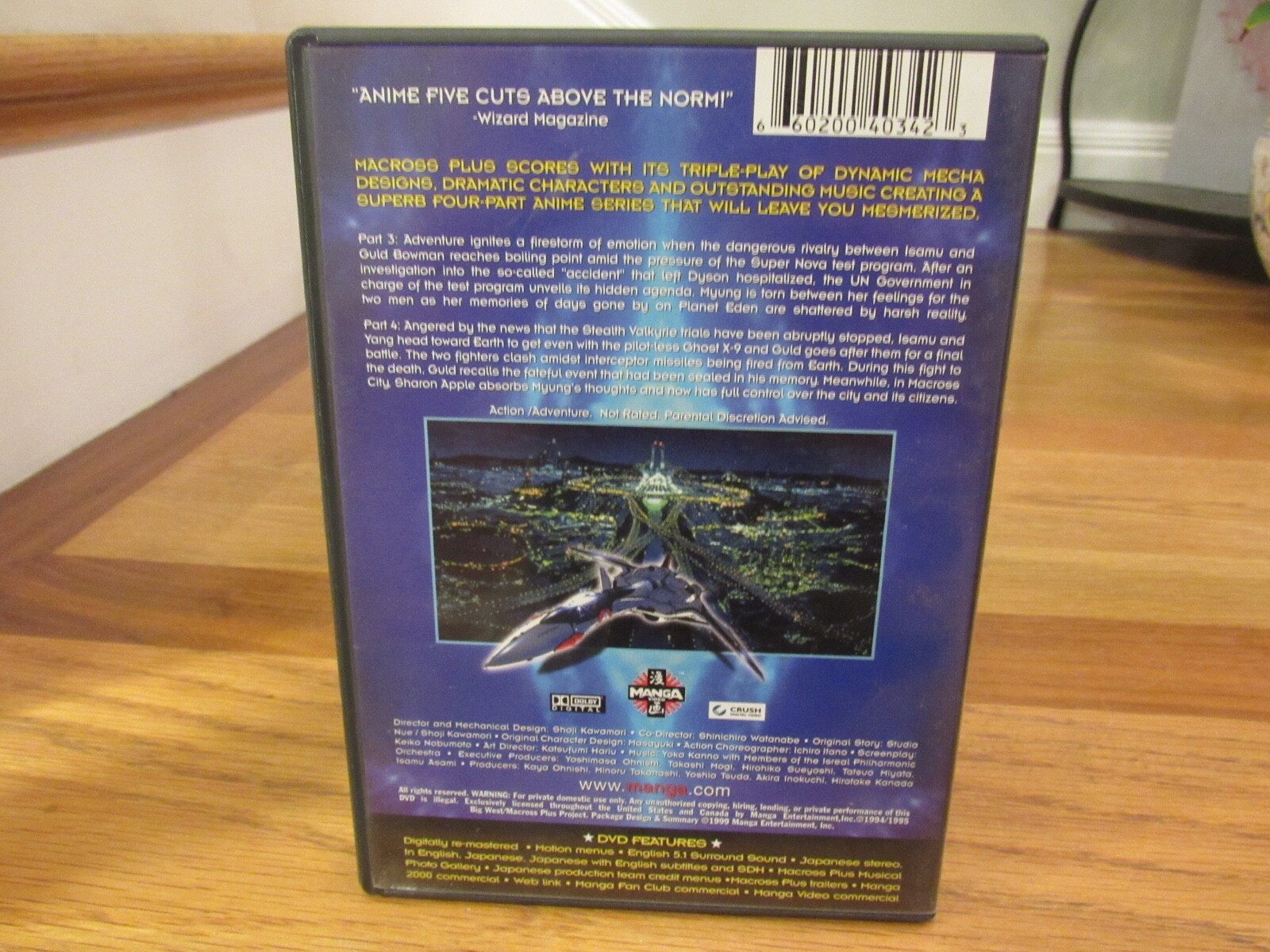 Macross Plus DVD Volume Two 2 Anime Series Part 3 + 4 Manga-Video + 2 ...