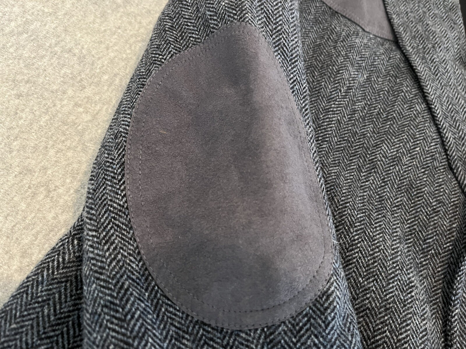 Pendleton Western Tweed Wool Blue Jacket Blazer Sport Coat Elbow ...