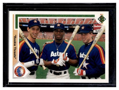 1991 Upper Deck 702 Rookie Threats Jeff Bagwell Luis Gonzalez Karl ...