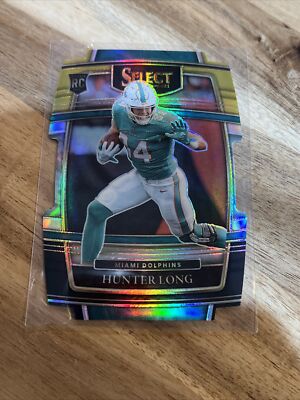 2021 Panini Select Hunter Long BLACK/GOLD PRIZM DIE CUT! Concourse ...