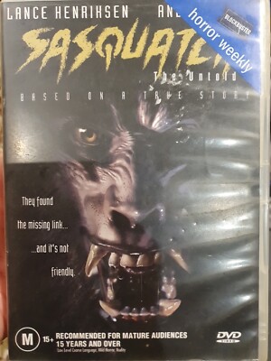 SASQUATCH THE UNTOLD DVD LANCE HENRIKSEN & ANDREA ROTH 2002 HORROR CULT ...