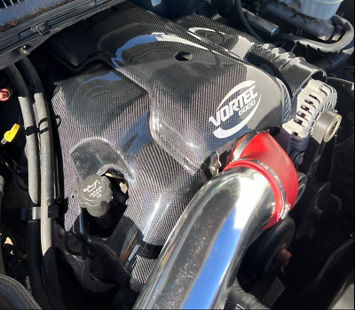 Carbon Fiber 6.0 ENGINE COVER SILVERADO SIERRA TAHOE NBS 2003-2006 | eBay