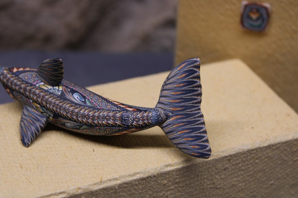 Jon Stuart Anderson Polymer Clay Baby Dolphin Sculpture 2004 (C9) | eBay