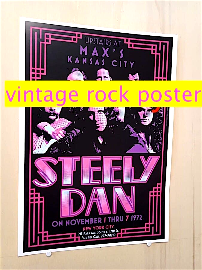 STEELY DAN - New York , Us - 1 november 1972 - concert poster -1084 | eBay