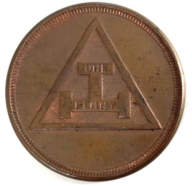Masonic Penny Token | eBay