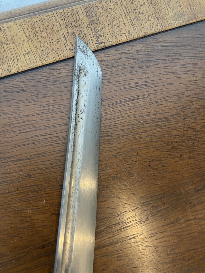 VTG WW2 JAPANESE NCO 36"L Sword With Scabbard Matching Serial Numbers ...