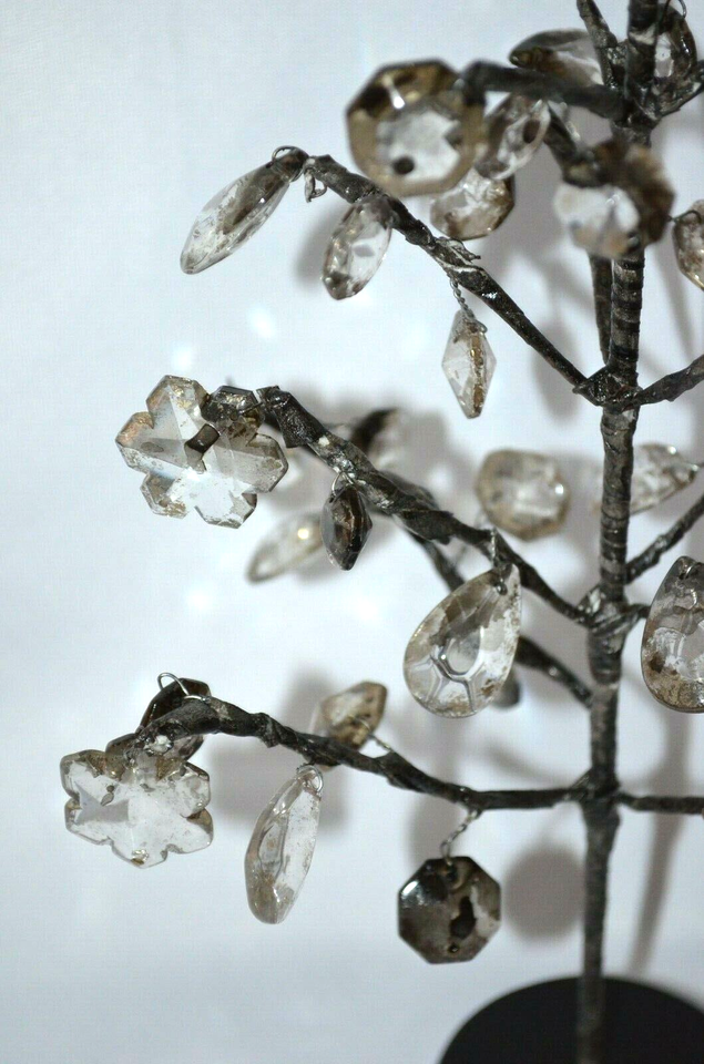 Pottery Barn Vintage Crystal Glass Tree Small 14" Christmas Wedding ...