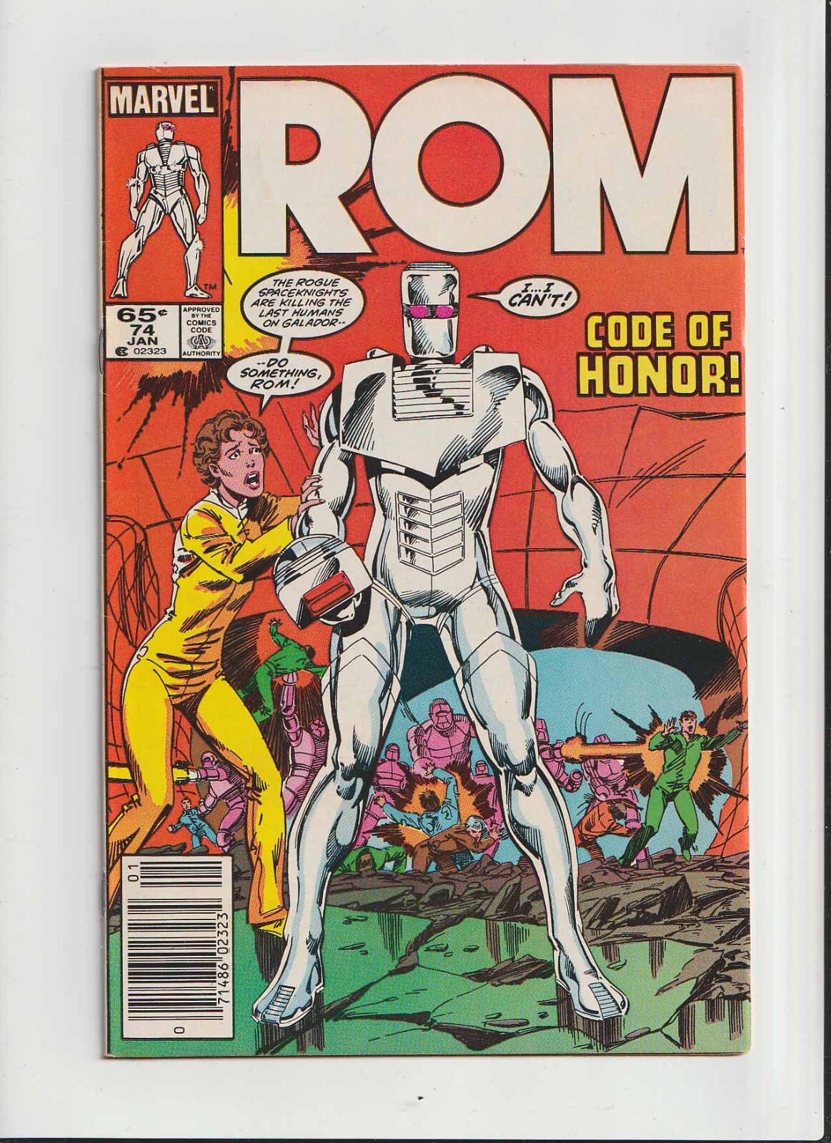 ROM Spaceknight #74 (1986) John Byrne Cover, Steve Ditko, Bill Mantlo ...