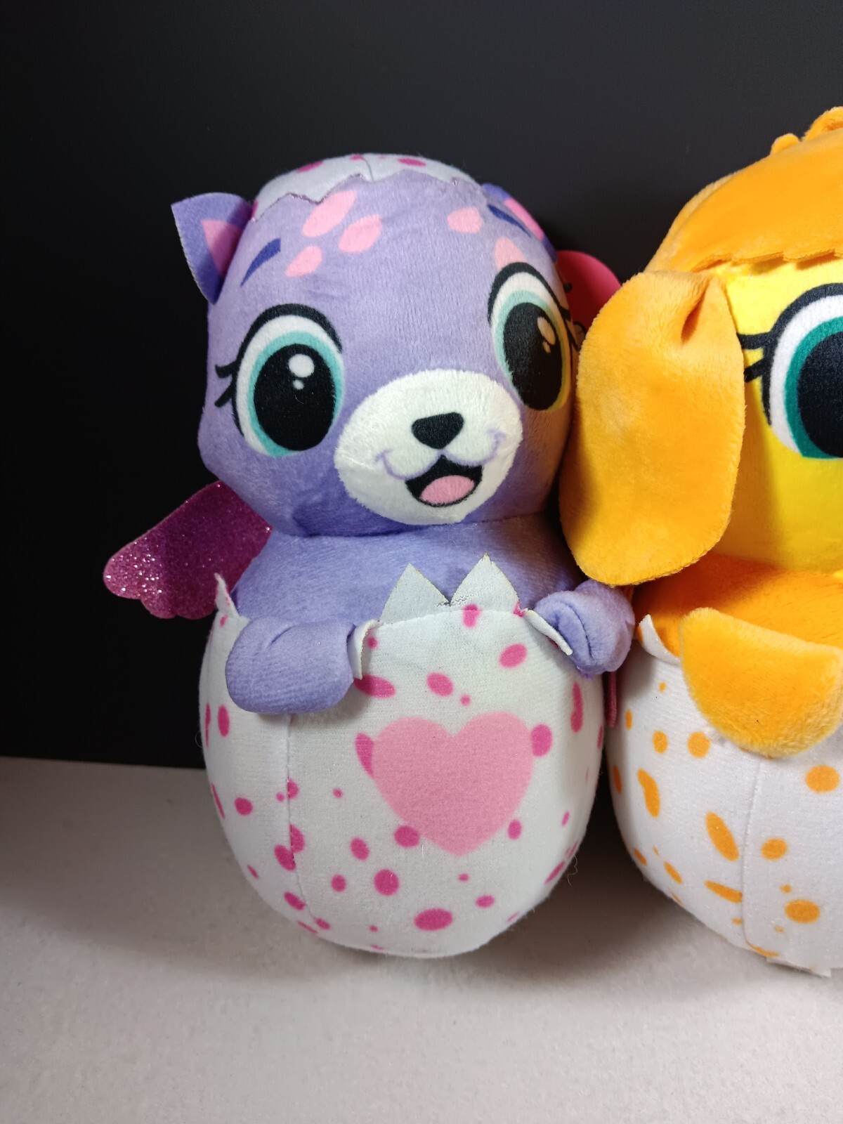 Hatchimals Plush Set of 4 Stuffed Animal Hatching out of Egg Toy Dolls ...