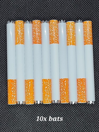10x Metal Sawtooth One Hitter Dugout Pipe Cigarette Bat Large 3" Free ...