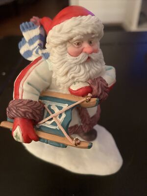 1995 Possible Dreams David Wenzel Santas Antics Figurine Santa Going ...