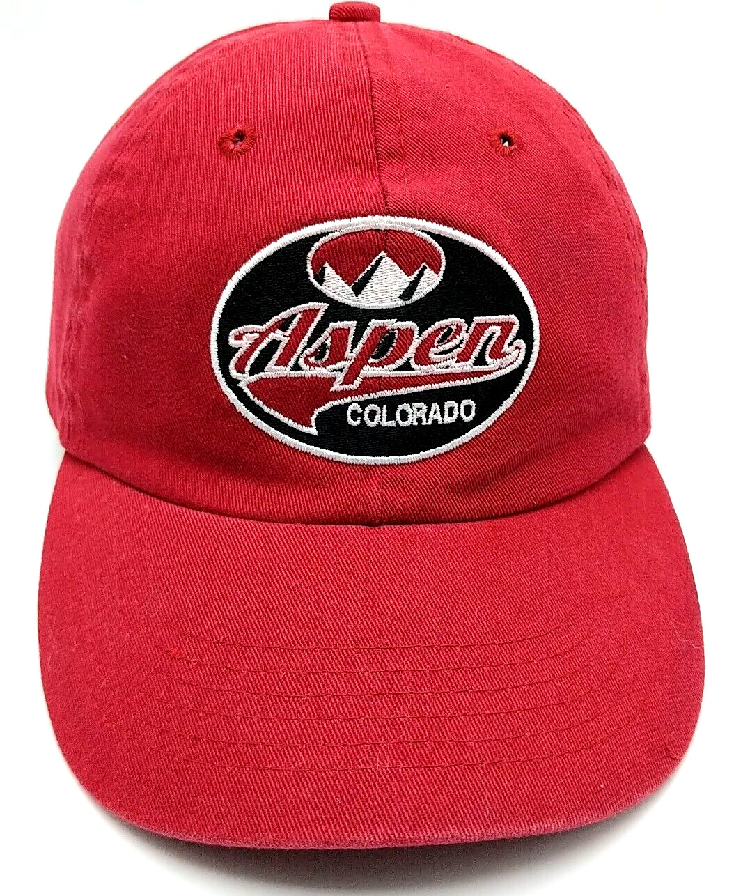 ASPEN COLORADO hat red adjustable cotton cap - Gem