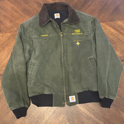 Vintage Faded Green Carhartt Sante Fe Jacket J14 SPC Large | | eBay