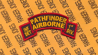 Pathfinder Airborne Infantry Detachment 1st Infantry Division scroll ...