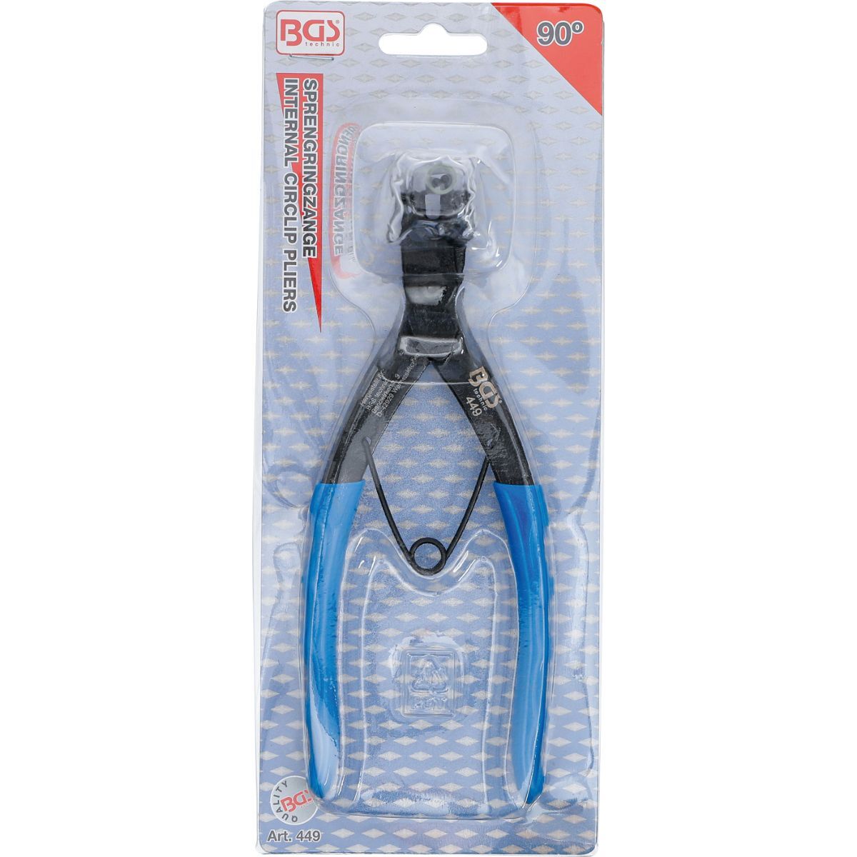 Sprengringzange 90° Seegeringzange Sprengring Innensicherung Seegerring ...