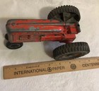 VTG HUBLEY Jr. Kiddie Toy 7" Narrow Front End Red Farm Tractor AS IS ...
