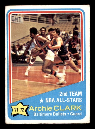 1972 Topps Basketball #170 Archie Clark (All-Star) VG *e2 | eBay