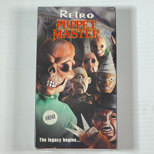 Retro Puppet Master VHS 1999 Horror Full Moon Pictures Screening Copy ...