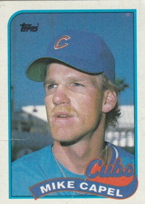 FREE SHIPPING-MINT-1989 Topps #767 Mike Capel Chicago Cubs PLUS BONUS ...