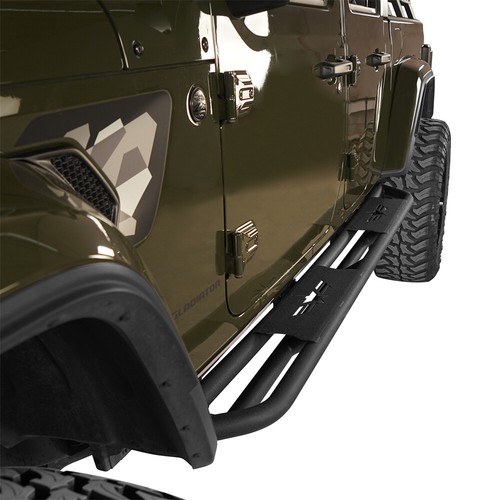 Fit Jeep Gladiator JT 2020-2025 Side Steps Running Board Nerf Bar Rock ...