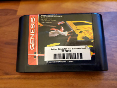 Sega Genesis - Race Drivin' (Tested & Working) - Car Racing Video Game ...