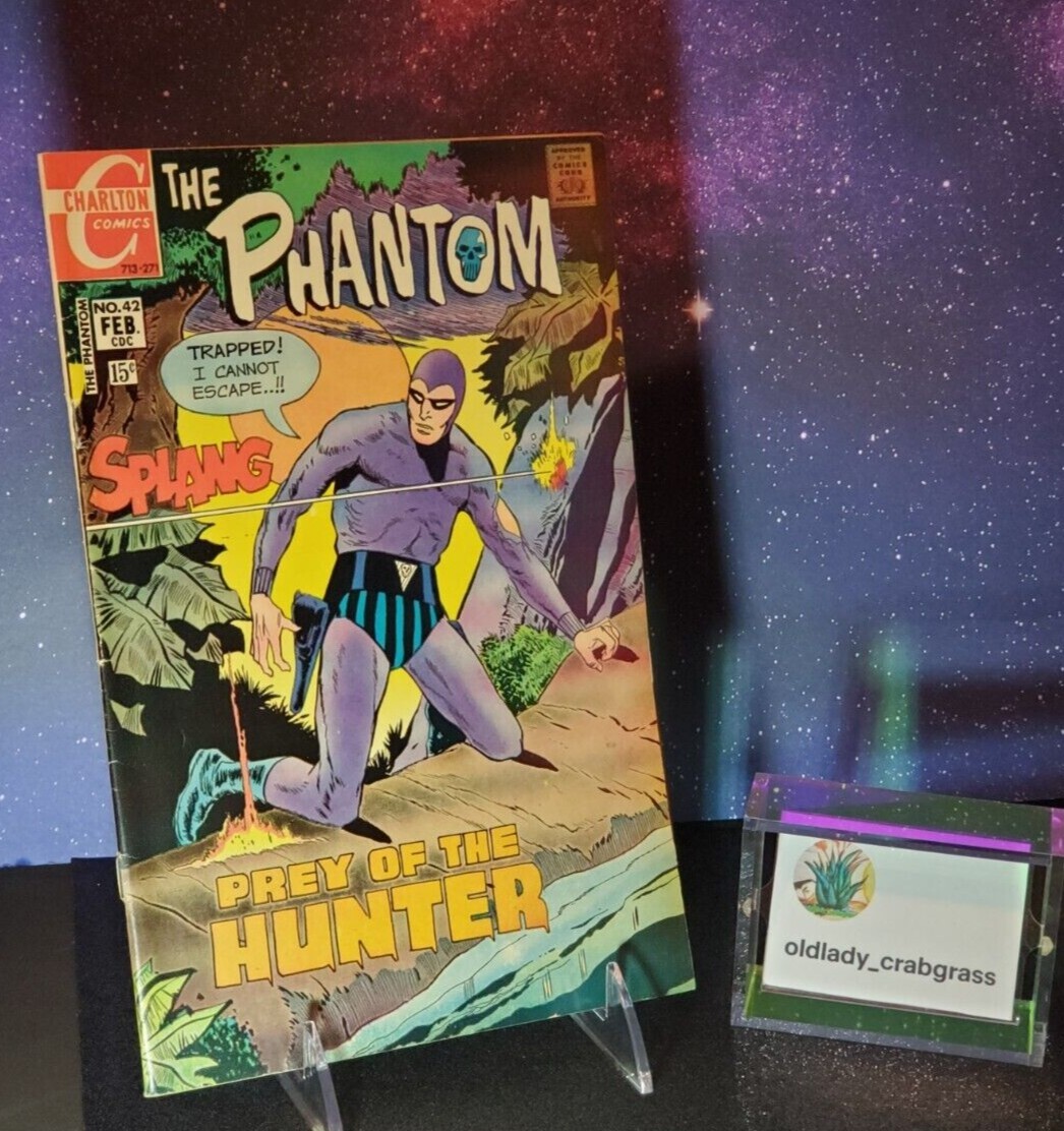 CHARLTON COMICS-THE PHANTOM #42 PREY OF THE HUNTER-VF(1970s) Bronze Age ...