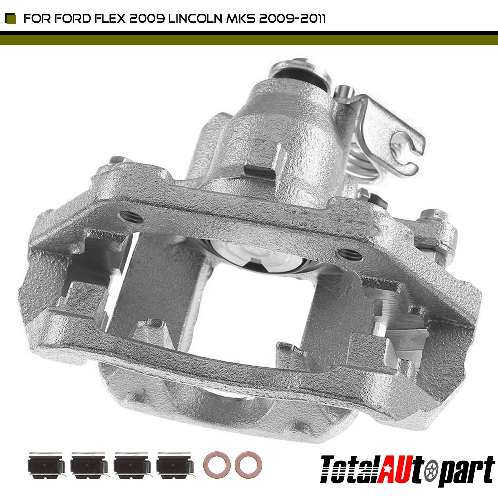 Disc Brake Caliper w/ Bracket Rear Left for Ford Flex 2009 Lincoln MKS ...