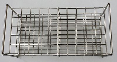 Stainless steel wire frame test tube rack 50 tubes 20 mm autoclavable ...