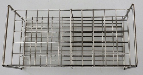 Stainless steel wire frame test tube rack 50 tubes 20 mm autoclavable ...