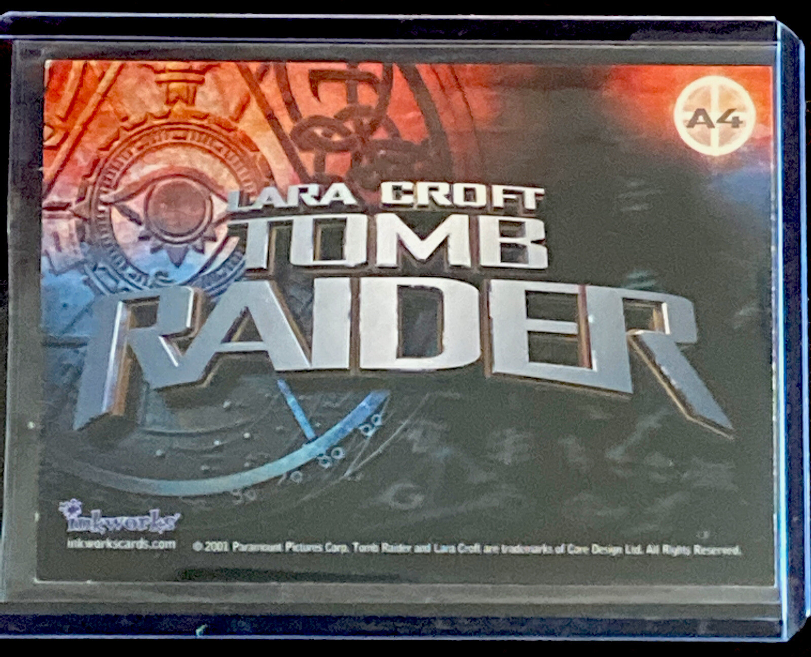 Inkworks 2001 LARA CROFT TOMB RAIDER Auto CHRIS BARRIE as HILLARY A4 ...