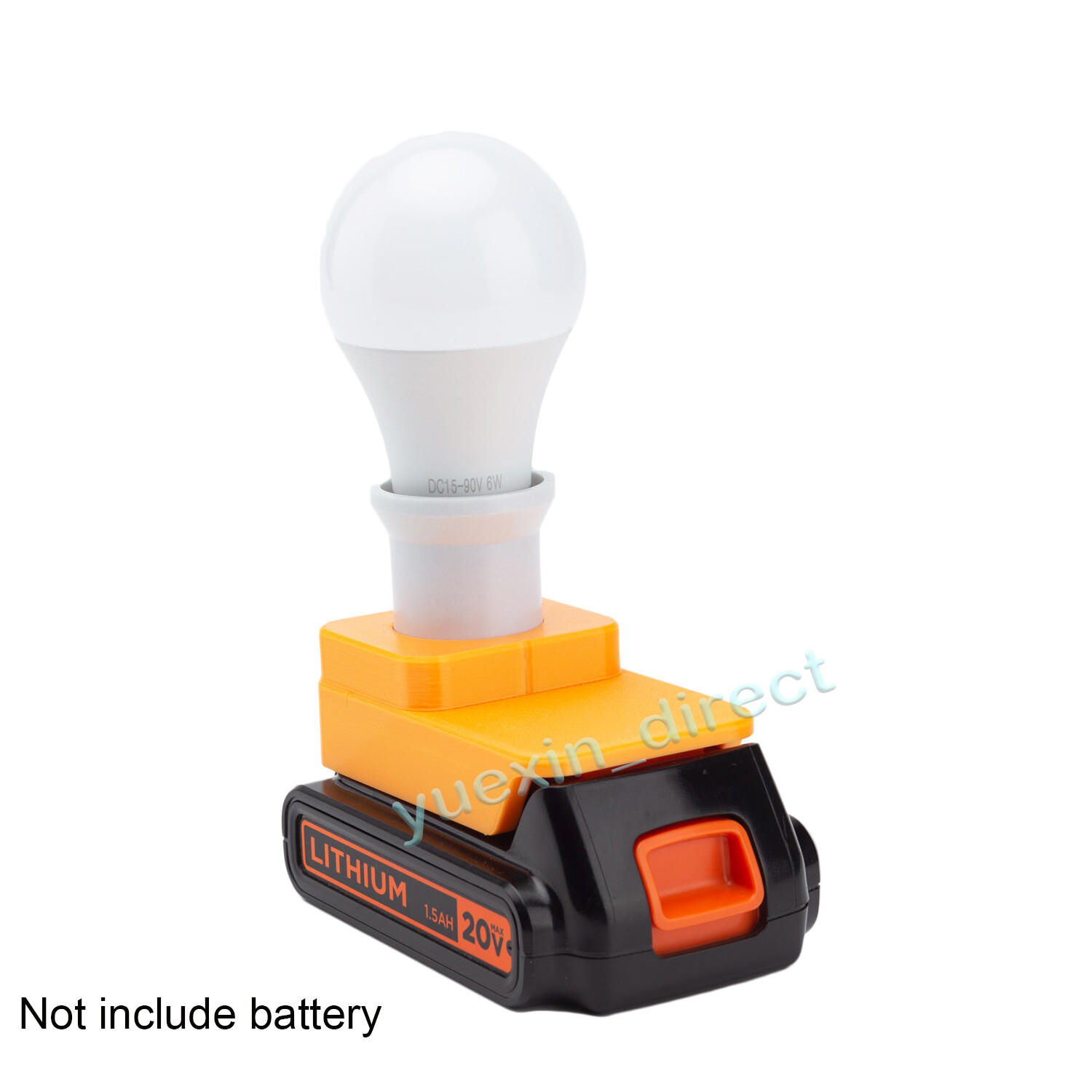 LED Work Light Bulbs For Black+Decker 20V Battery Cordless Portable ...
