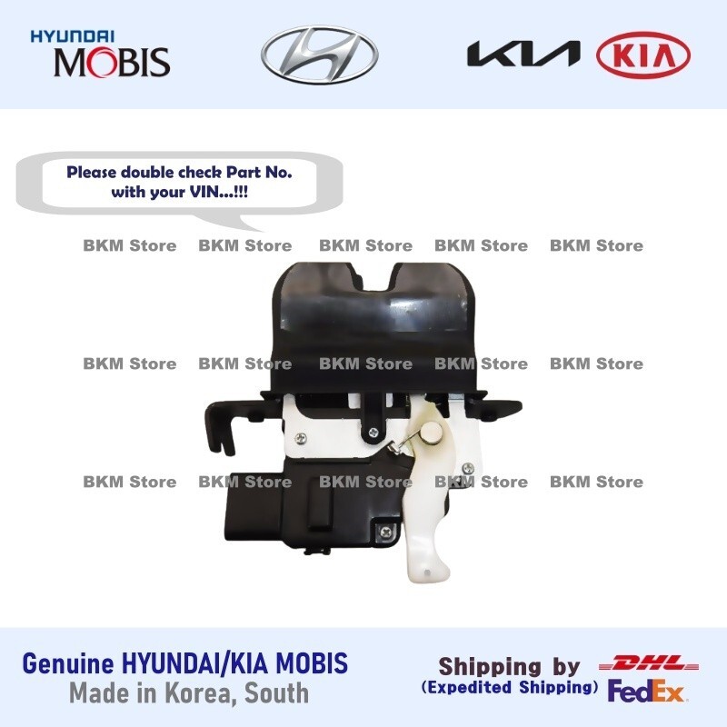 Genuine 81230J5000 Rear TailGate Latch Assy for Kia Stinger 2018-2023 ...