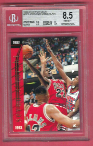 1993-94 Upper Deck Seven Straight Michael Jordan Wilt Chamberlain #SP3 ...