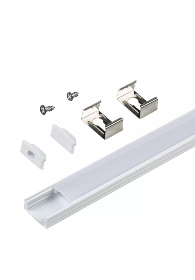 Surface Mount Led Tape Light Mounting Channel 5pack White 960055 | eBay